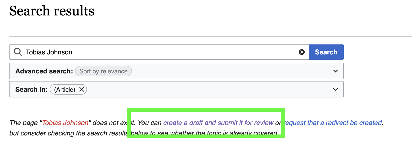 How to Create a Wikipedia Page for a Person